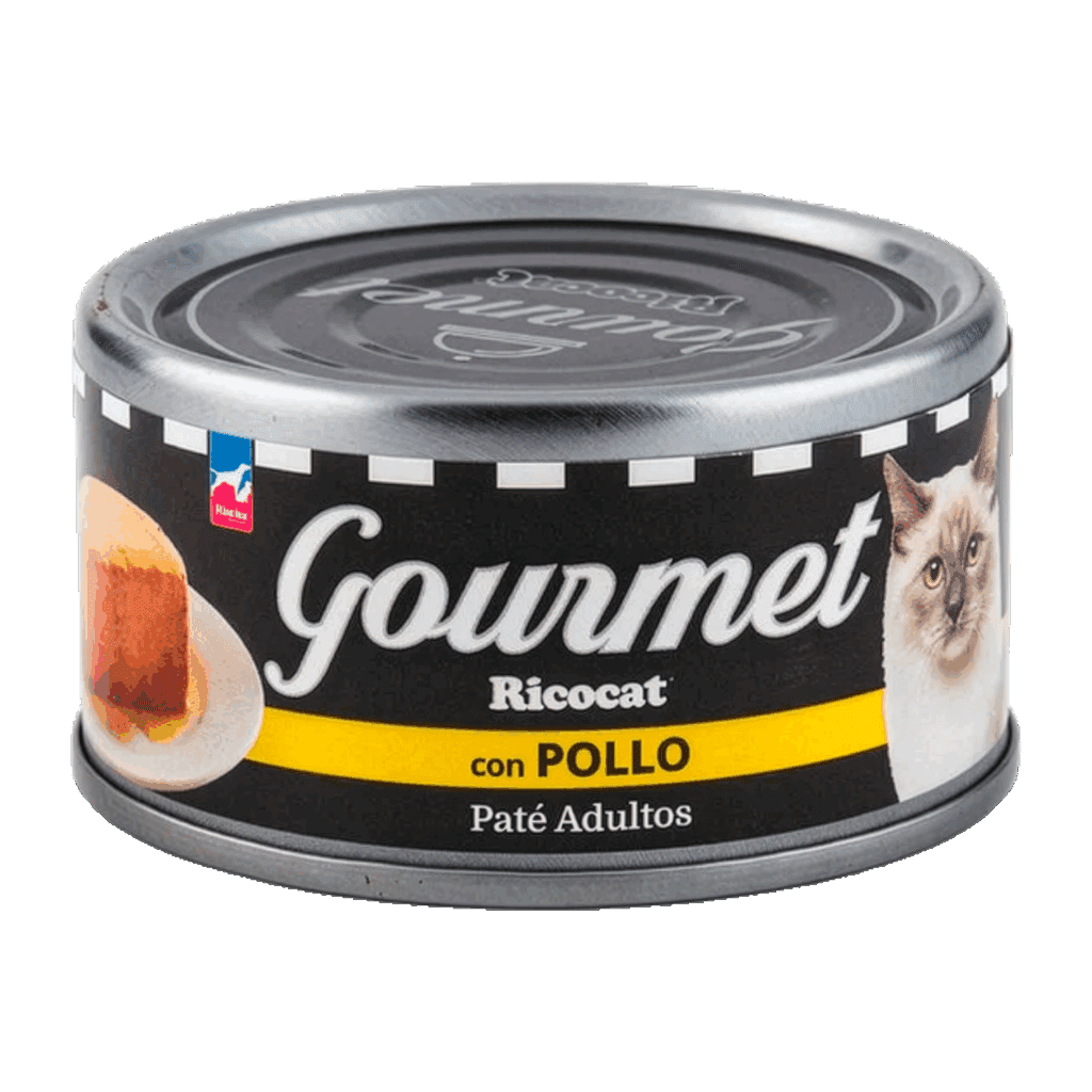 RICOCAT PATÉ GATO ADULTO GOURMET DE POLLO 85 GR - Pelupet